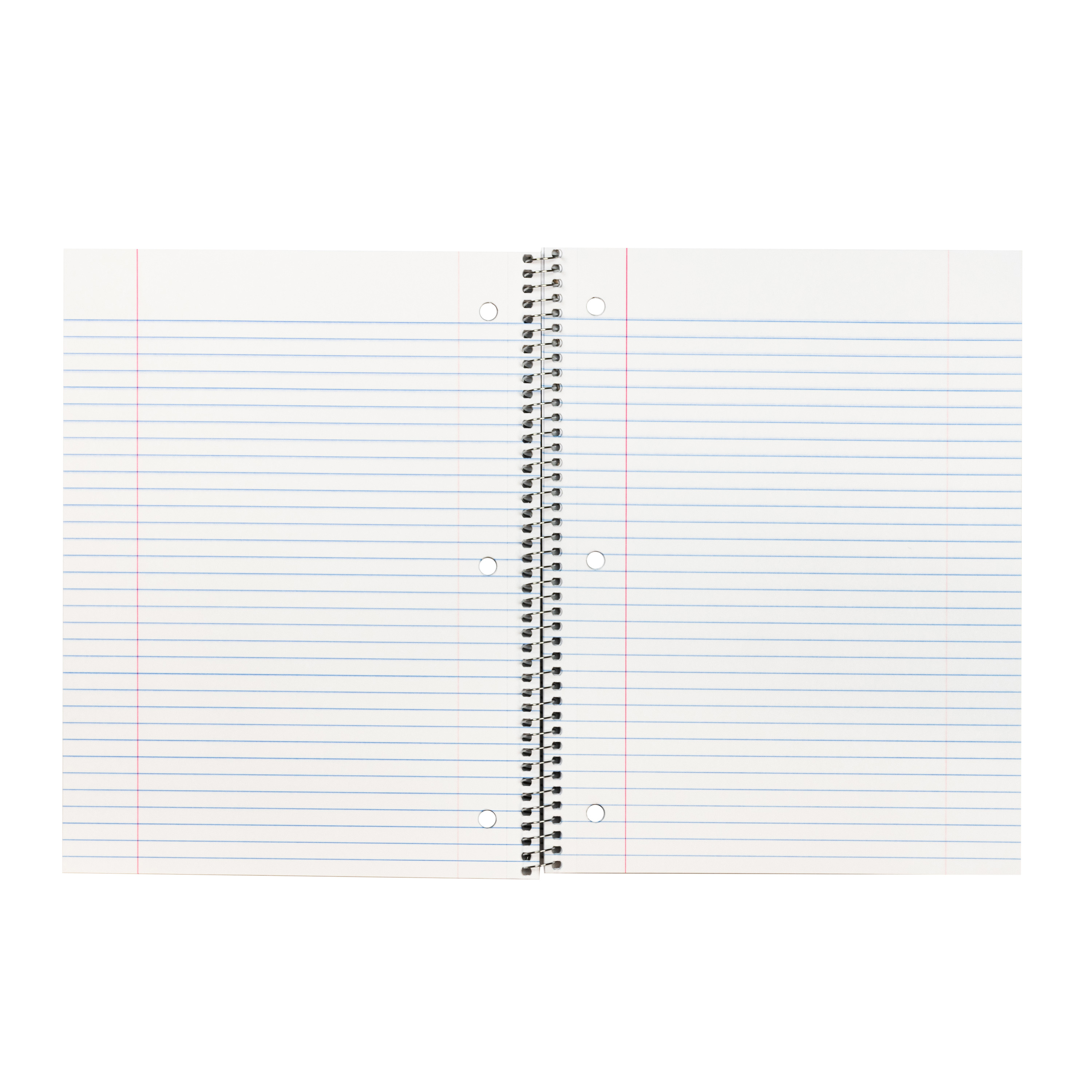 Notebook, 1 Subject, Wide Ruled , Perf, 70 Ct., Assorted colors ., 1/EA,